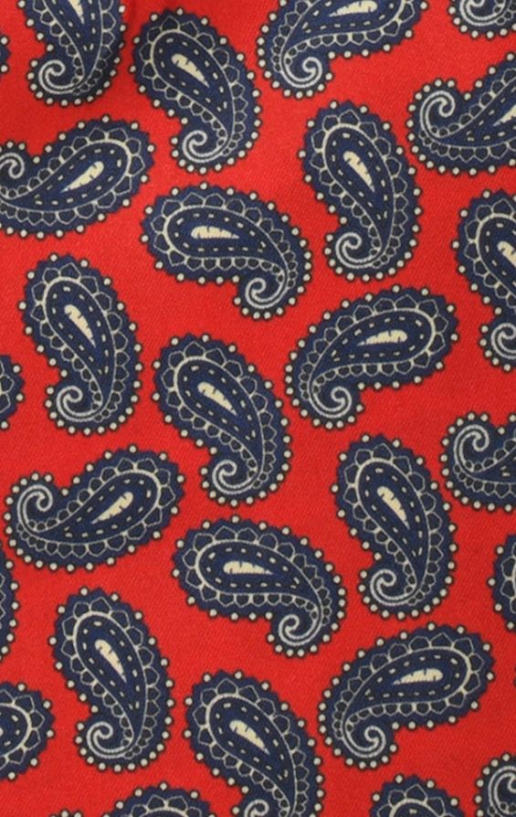 Red Paisley Pattern
