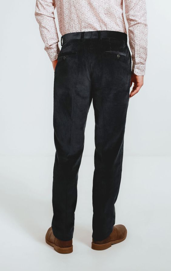 Dobell Navy Corduroy Pants | Dobell