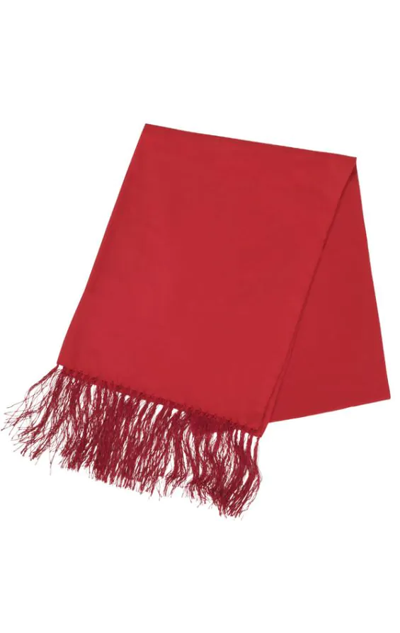 Red Poly Dress Scarf | Dobell