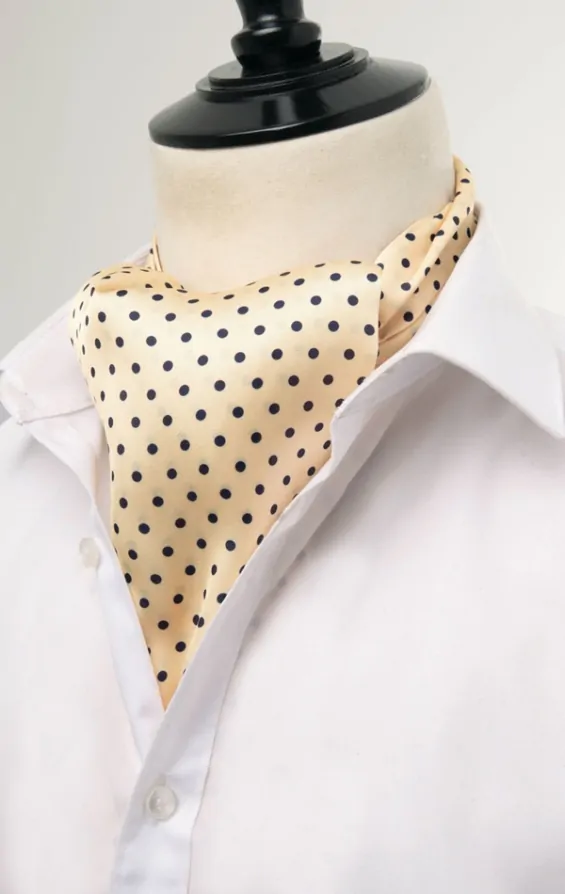 polka dot cravat