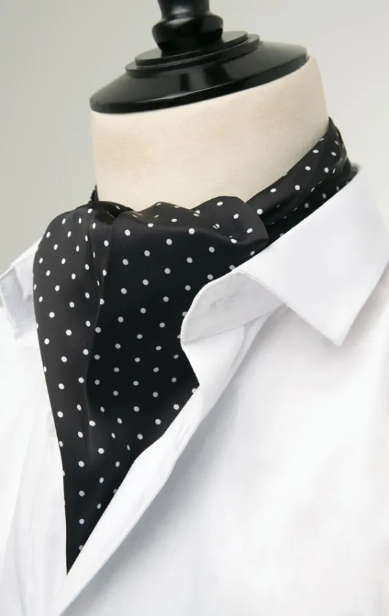 polka dot cravat