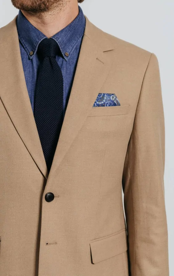Camel Twill Suit | Dobell