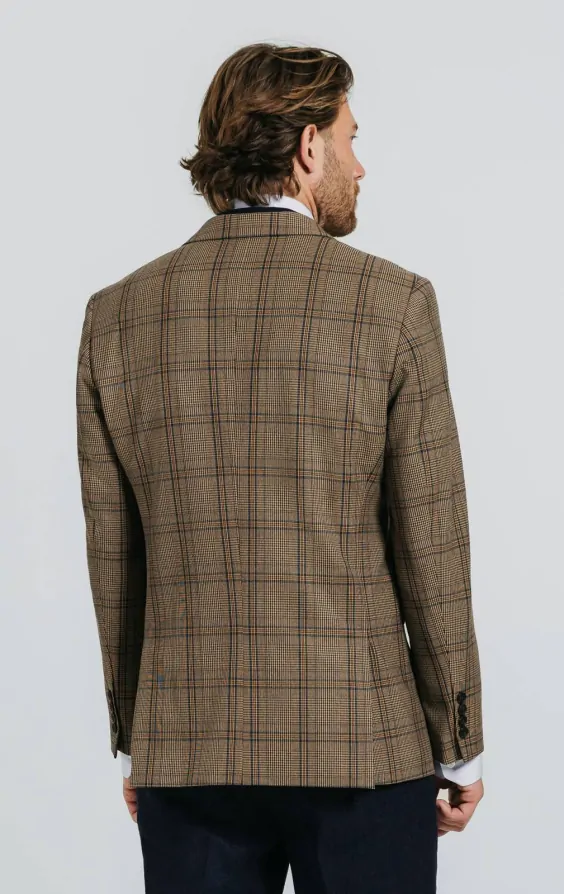 Brown Bold Check Jacket | Dobell