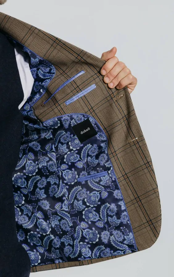 Brown Bold Check Jacket | Dobell