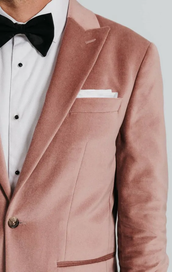 blush wedding jacket