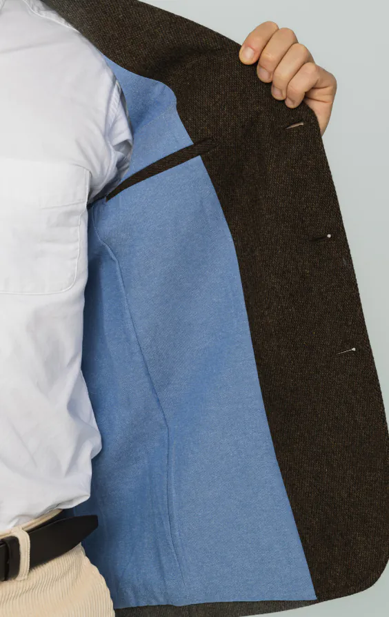 Brown Barleycorn Tweed Jacket | Dobell