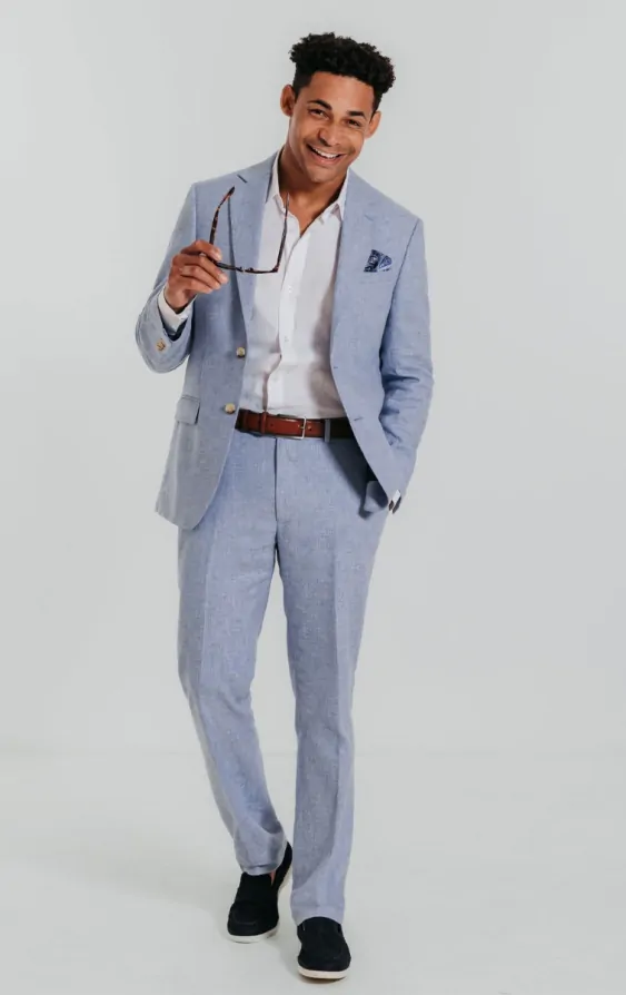 linen suit