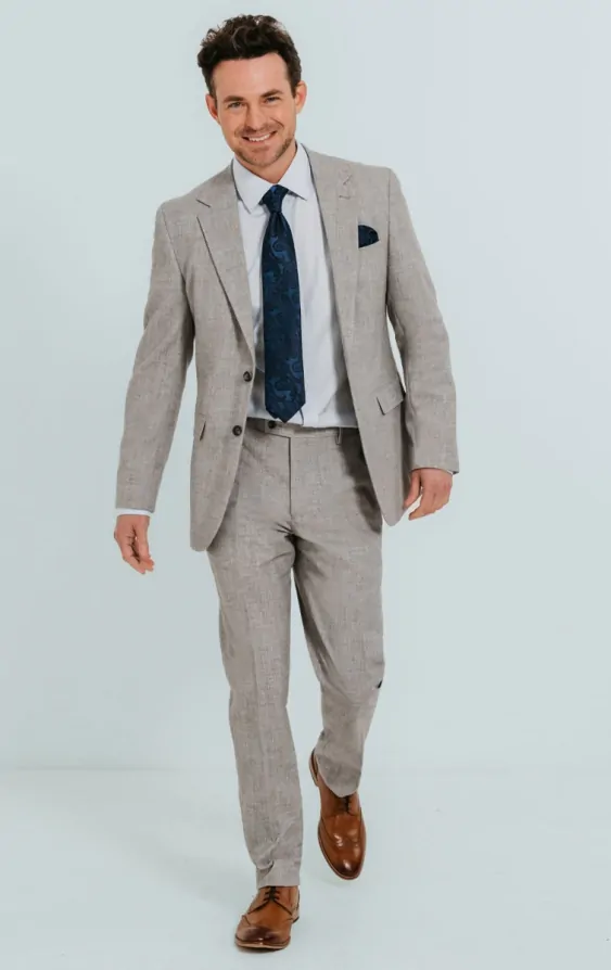 Dobell Grey Flannel Suit | Dobell
