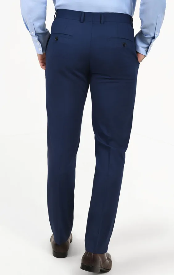 Dobell Dark Blue Suit Pants | Dobell