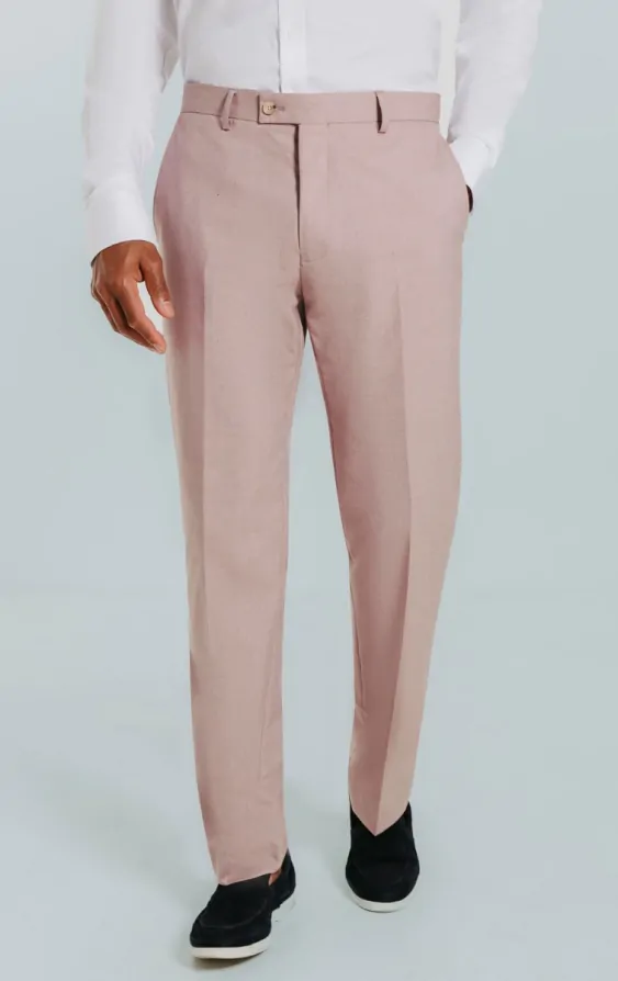 Dusty Pink Suit with Peak Lapel | Dobell