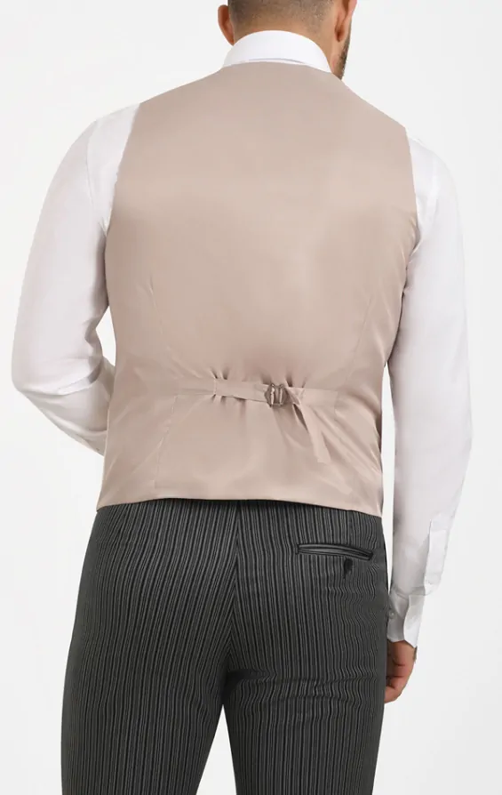 Dobell Cream Large Floral Jacquard Vest | Dobell