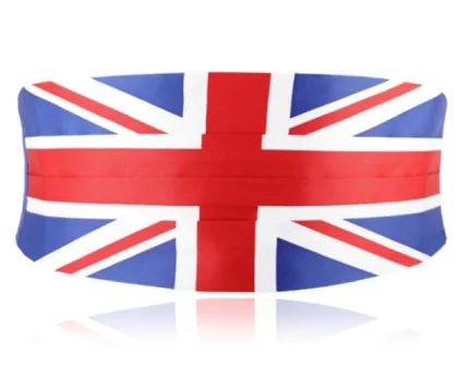 Union Jack Poly Cummerbund | Dobell