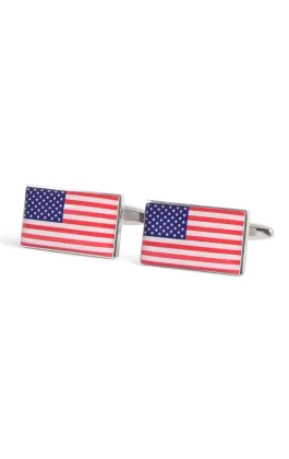 USA Flag Cufflinks | Dobell