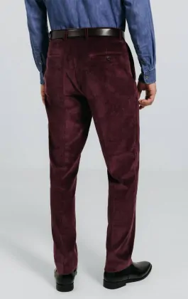 Burgundy Corduroy Pants | Dobell